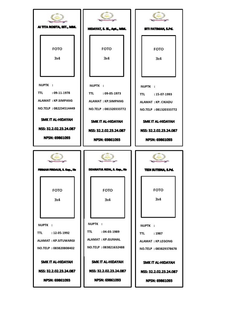 Contoh Bindex 1 | PDF