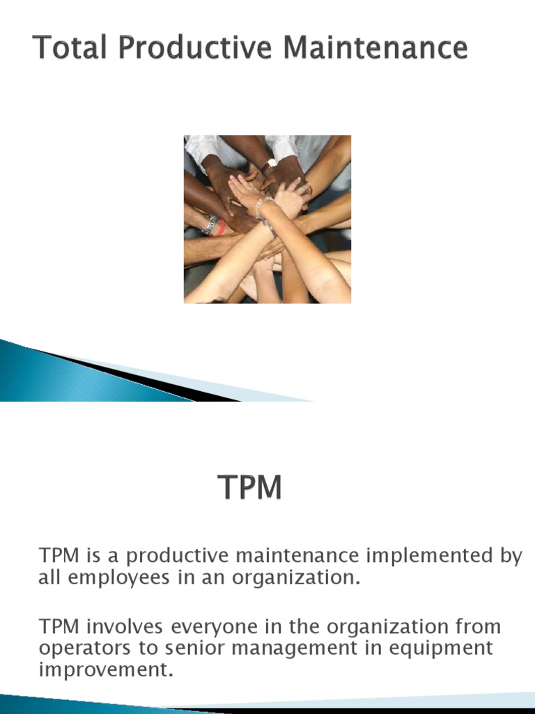 TPM | Download Free PDF | Reliability Engineering | Business