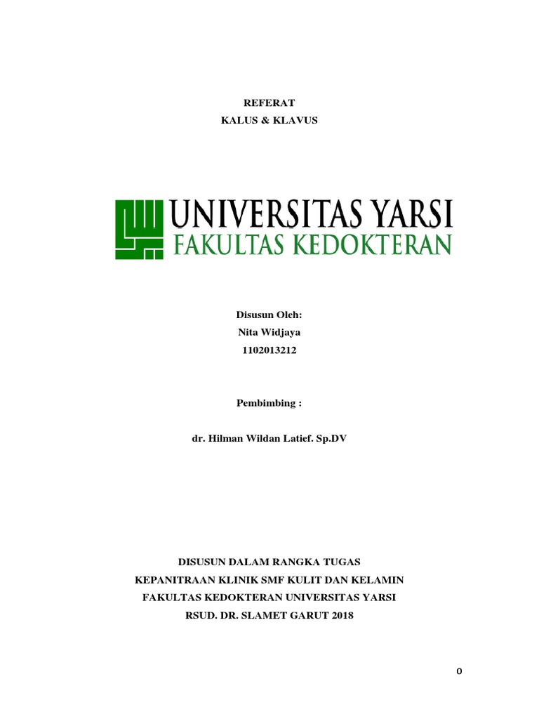 Laporan Kasus Kalus dan Klavus | PDF | Sains & Matematika
