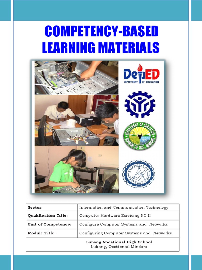 CBLM - Configuring Computer System and Networks - Cover | PDF | Teaching | Change