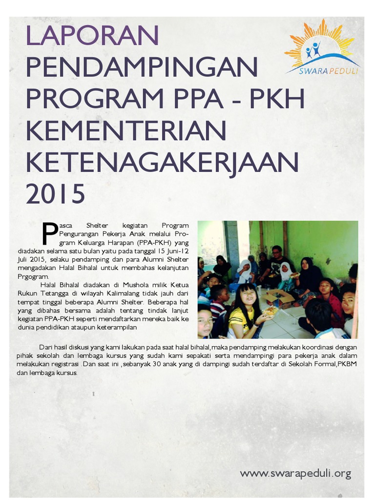 Contoh Laporan Pendampingan 2013 | PDF