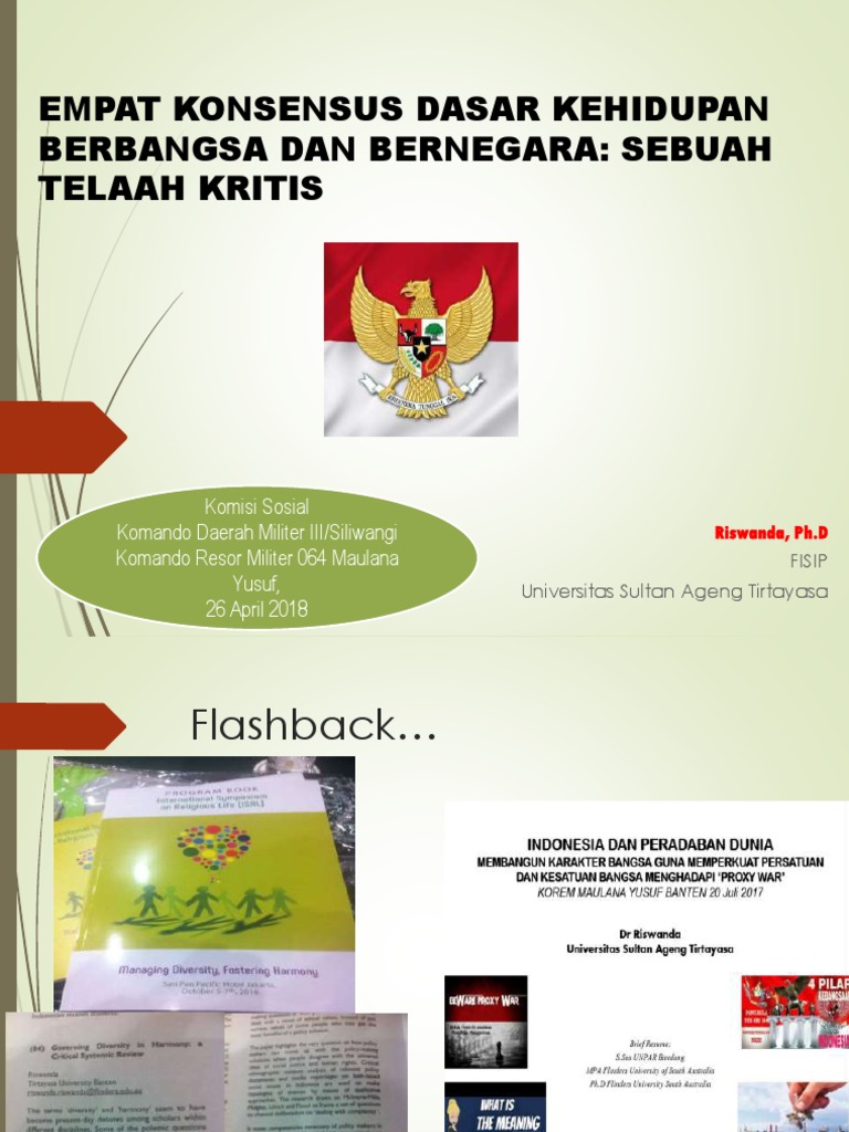 Telaah Konsensus Berbangsa | PDF | Politik