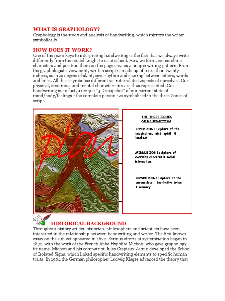 What is Graphology | PDF | Graphology | Cognition