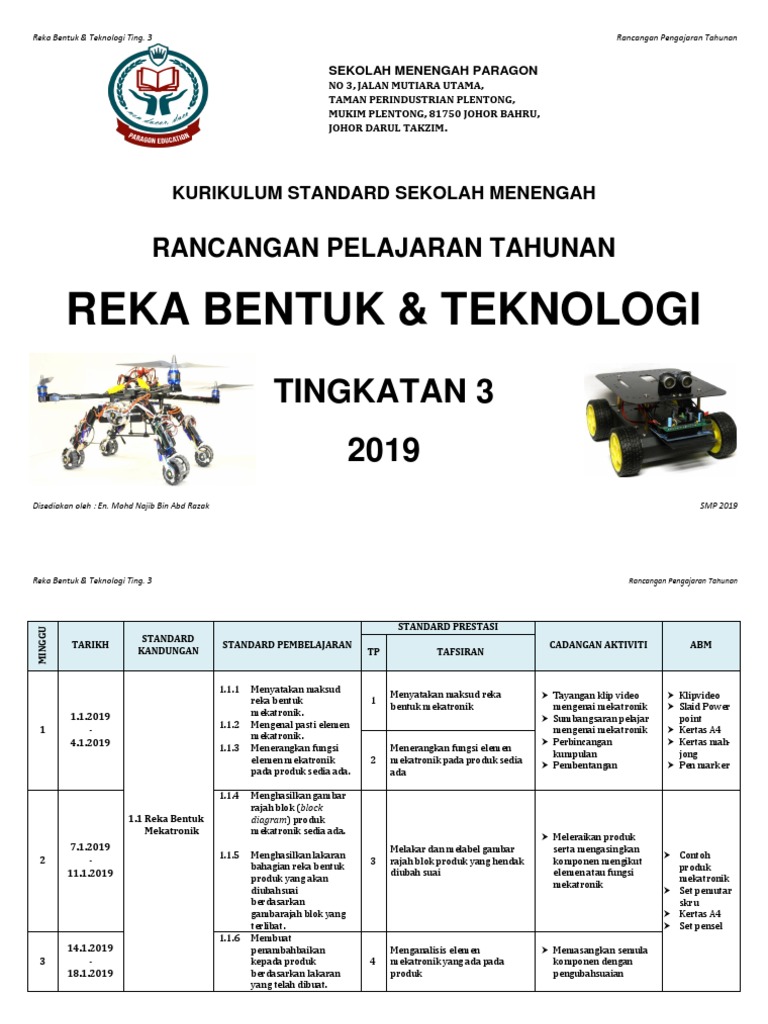 SOW RBT Ting. 3 | PDF