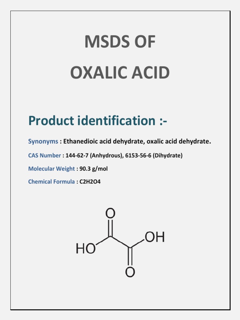 Msds of C2h2o5 (Backup) | PDF | Chemical Substances | Chemistry