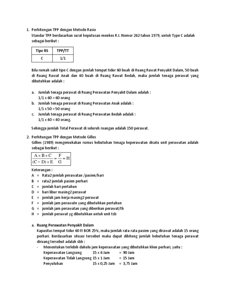 Perhitungan TPP | PDF