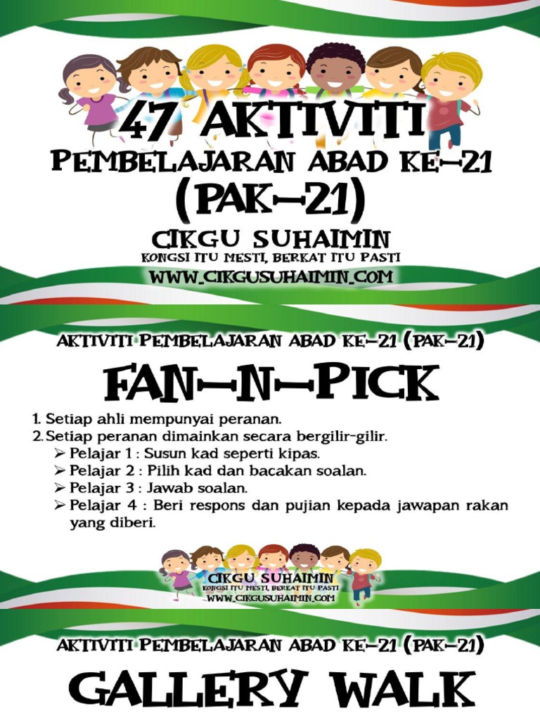 Aktiviti Pembelajaran Abad Ke-21 (PAK-21) | PDF