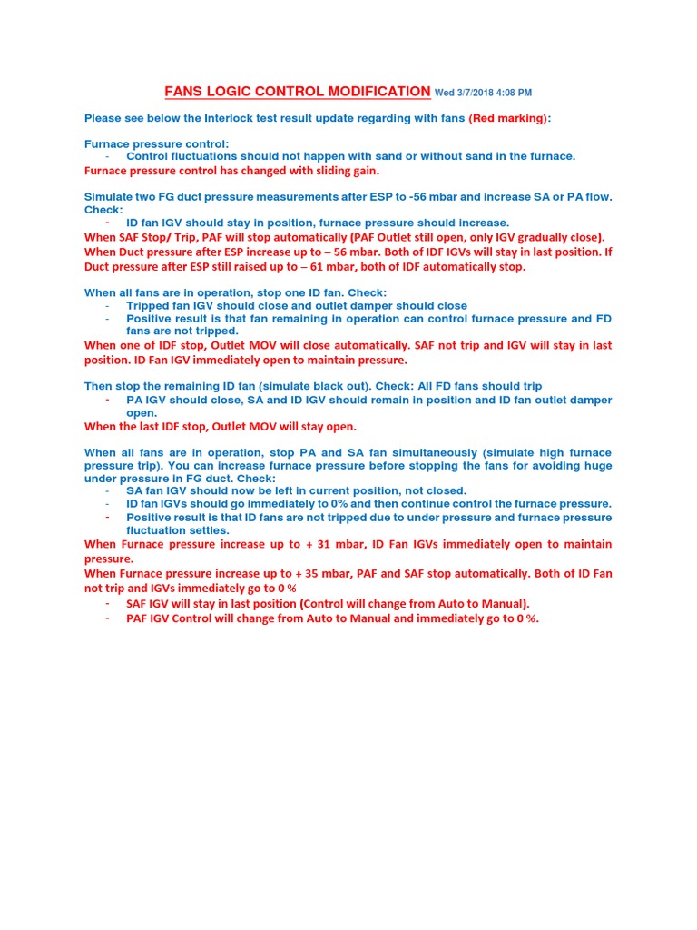 Fans Logic Control Modification | PDF
