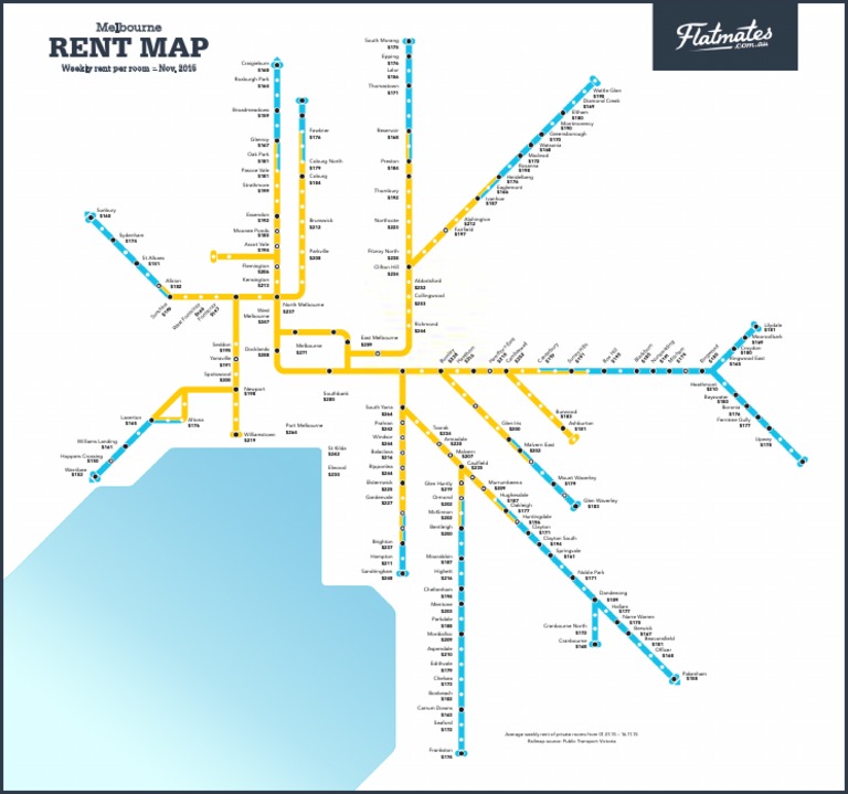 Melbourne Rent Map | PDF