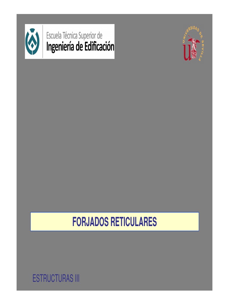Forjado Reticular | PDF | Hormigón | Física Aplicada e Interdisciplinaria