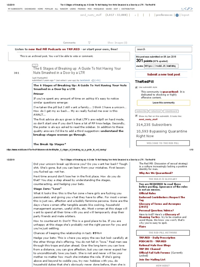 The 6 Stages of Breaking Up - A Guide To Not Having Your Nuts Smashed ...