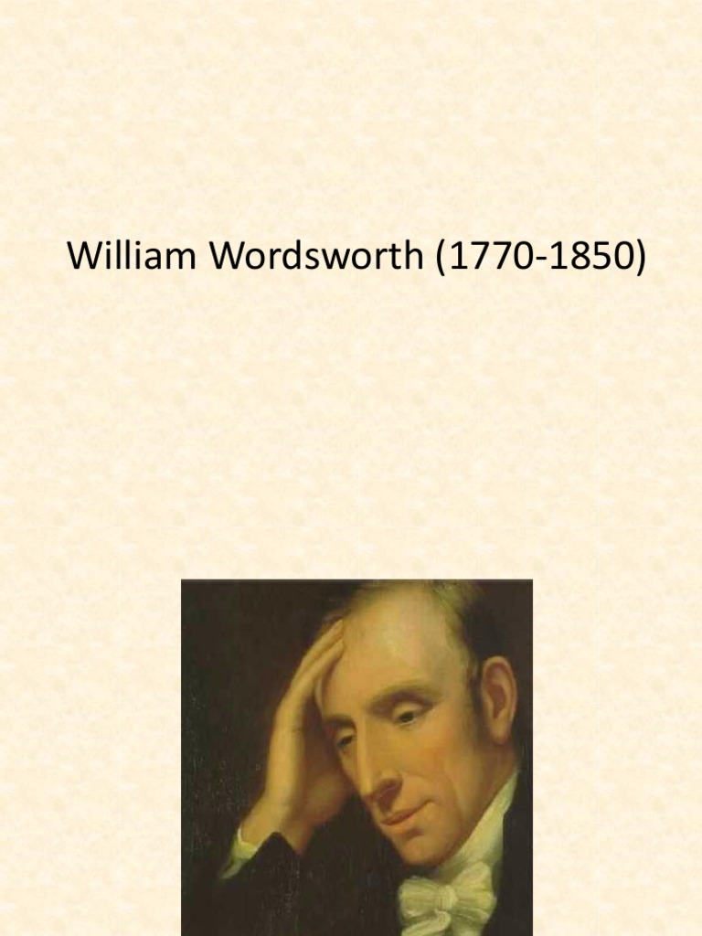 William Wordsworth: Romantic Poetry Insights | PDF | William Wordsworth ...