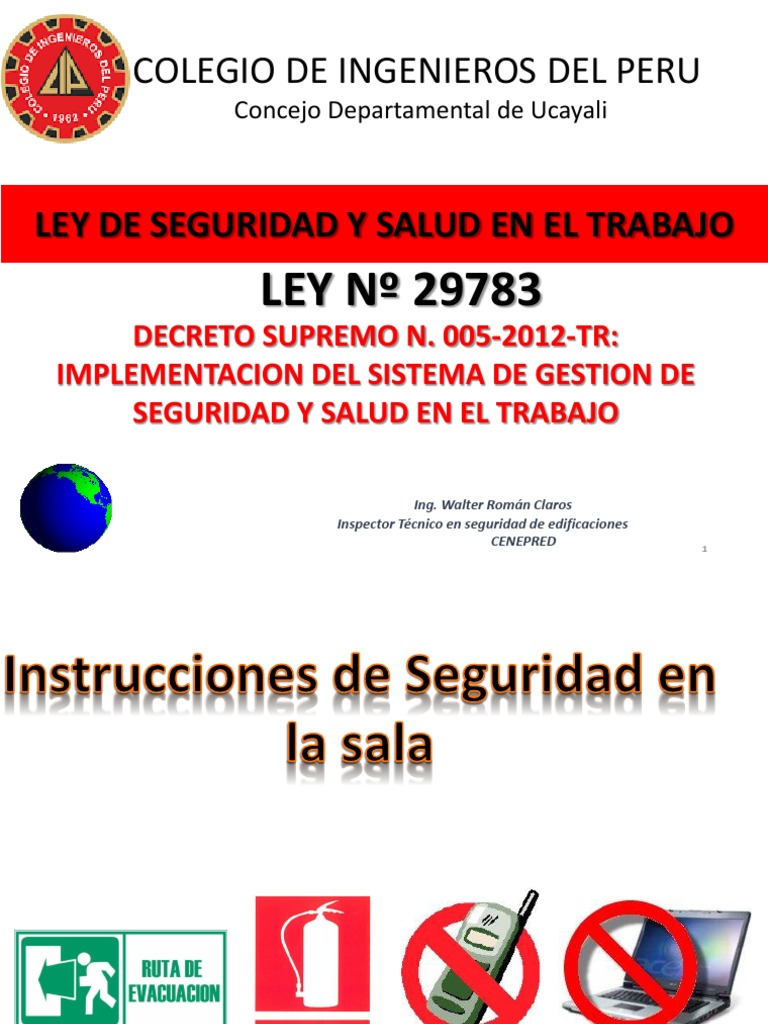 Ley 29783 y Ley 30222 | PDF | Seguridad y salud ocupacional | Seguridad