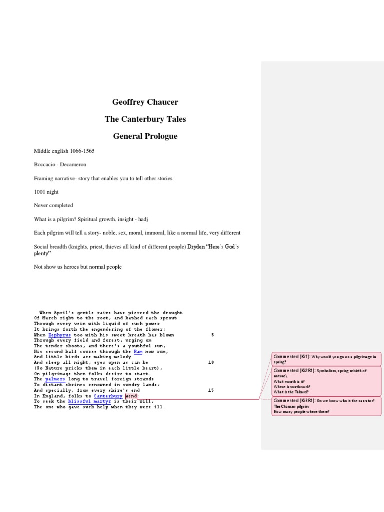 General Prologue | PDF