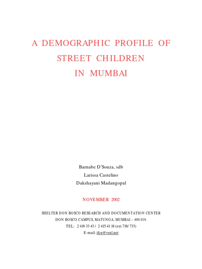 Demographic Profile | PDF