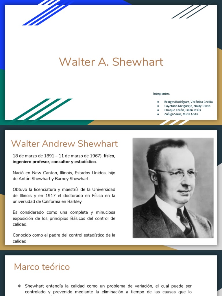 Aportaciones de Walter Shewhart a la Calidad | PDF | Calidad (comercial ...