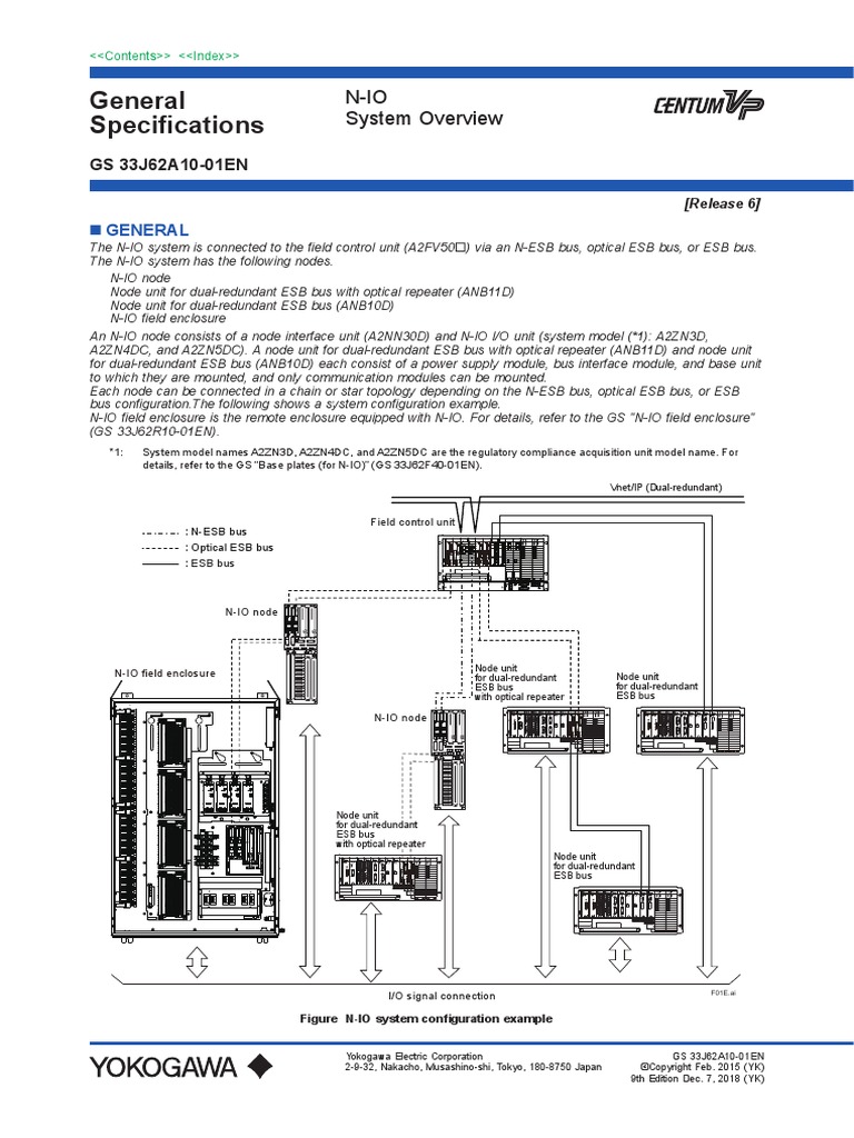 General Specifications: N-Io System Overview | PDF | Alternating ...