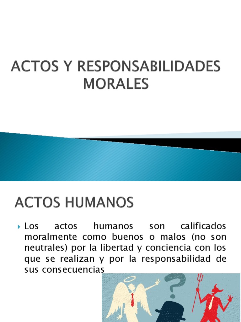 Actos Morales | PDF | Moralidad | Libertad