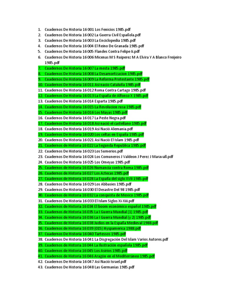 Cuadernos de Historia 16 1985 | PDF | Agitación