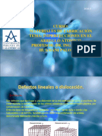 1.3 Defectos Superficiales | PDF | Dislocación | Cristal