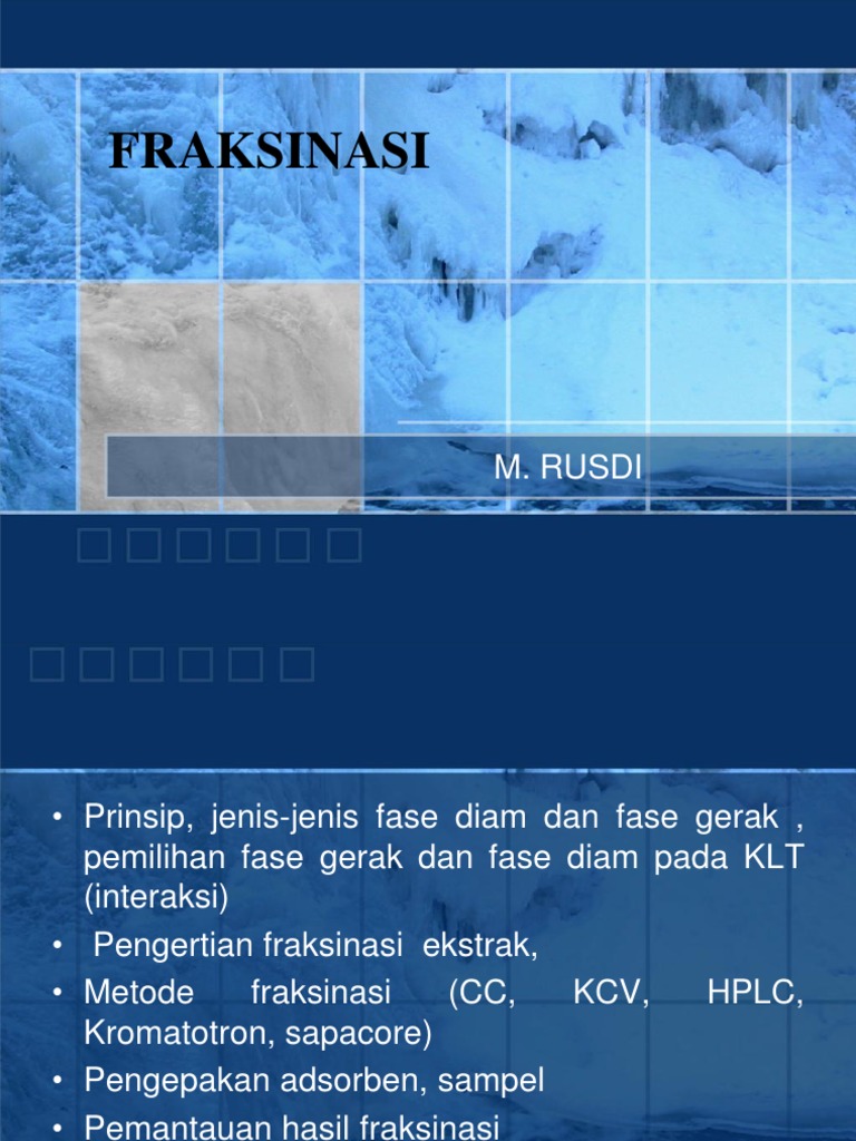 Fraksinasi | PDF