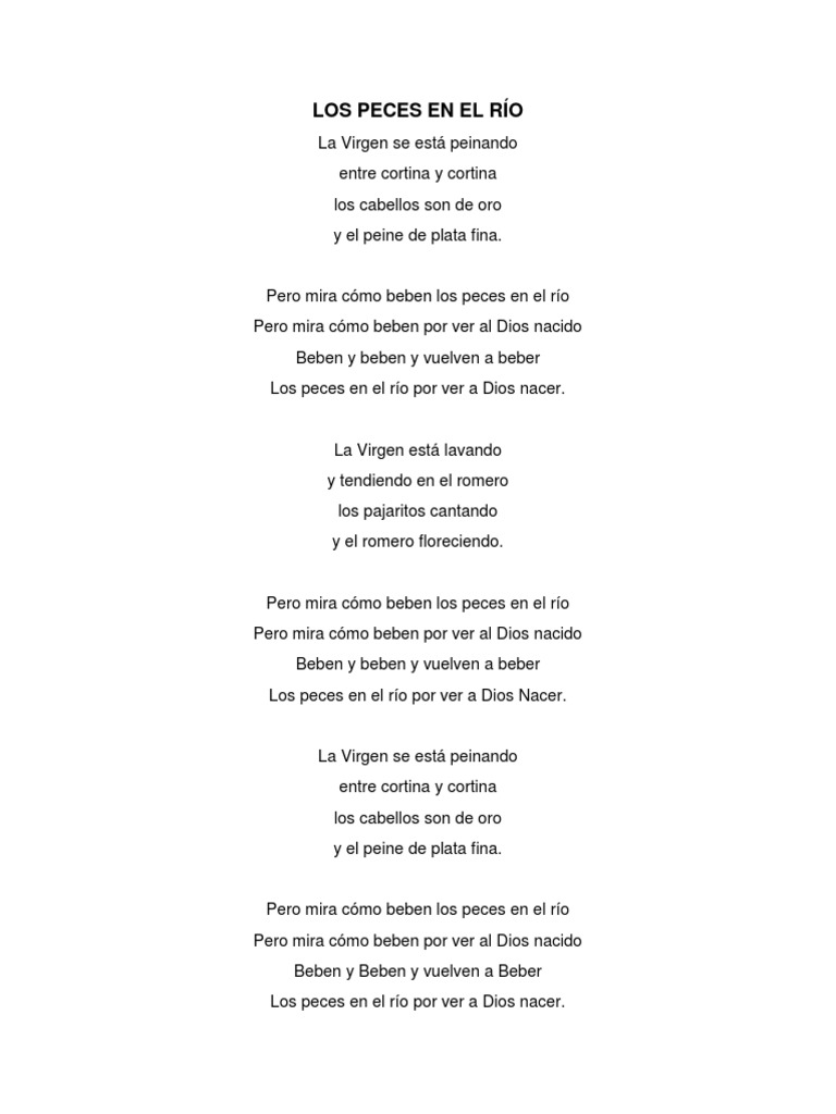 Los Peces en El Río | PDF