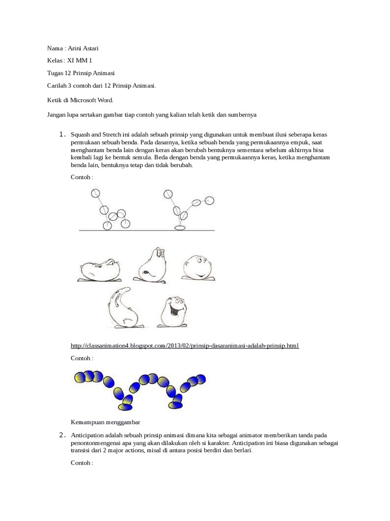Twelve Principles of Animation | PDF