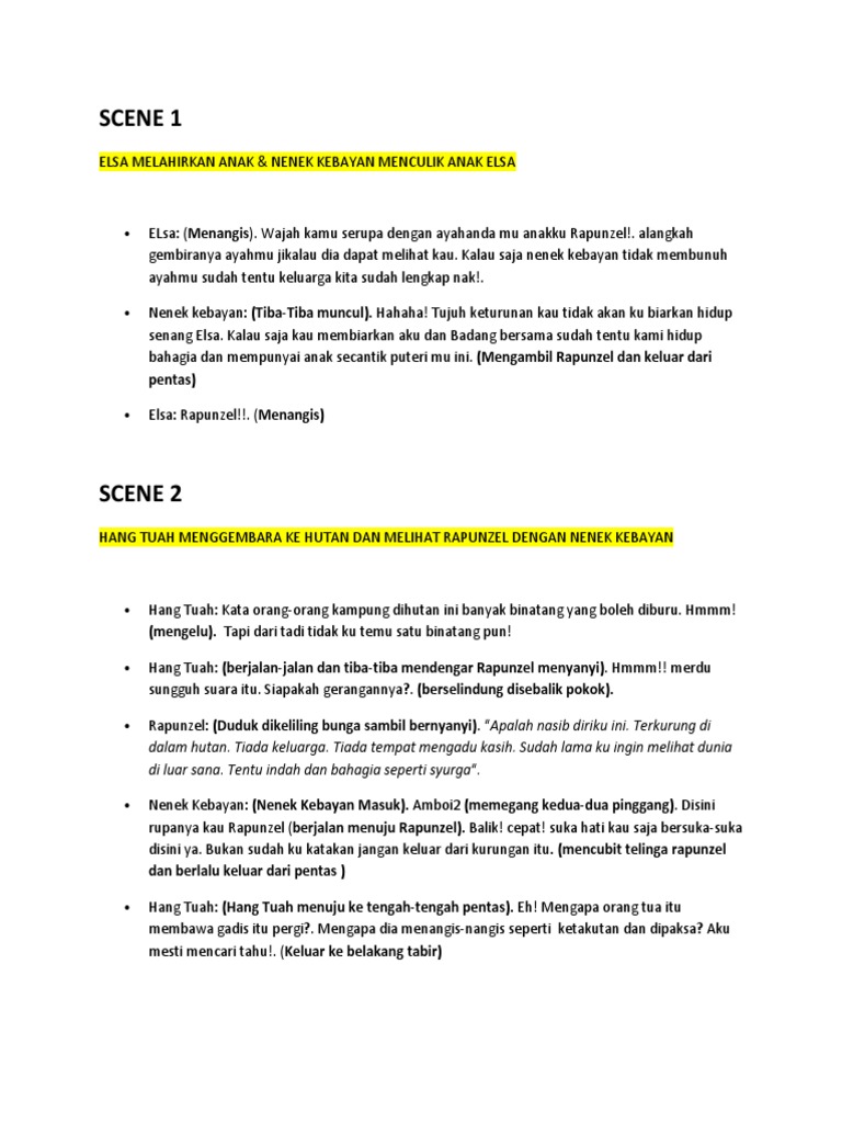 Skrip Persembahan | PDF