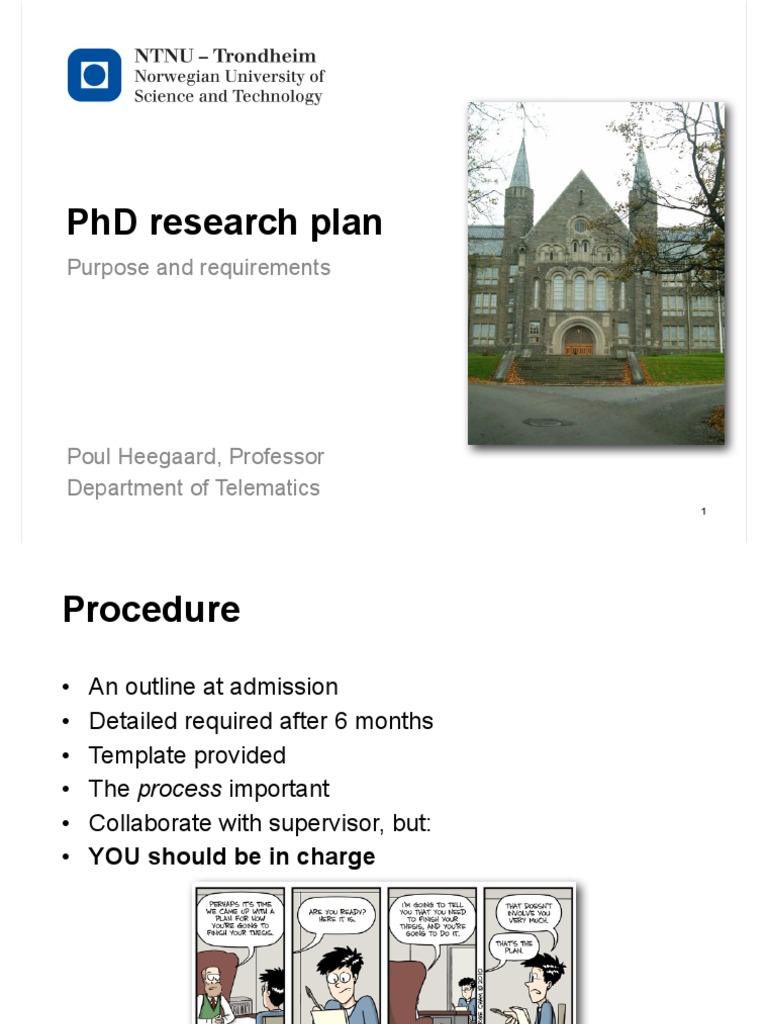 PHD Research Plan | PDF | Doctor Of Philosophy | Thesis
