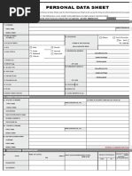 CS Form No. 212 Revised Personal Data Sheet 2 - New | PDF | Crime ...