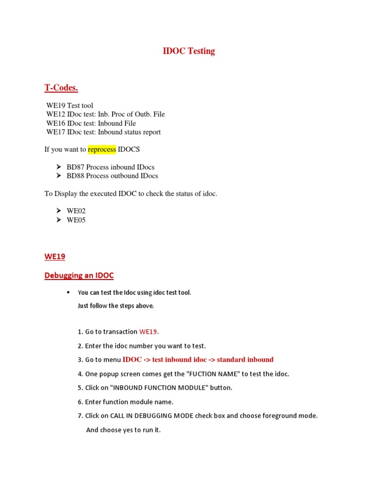 Idoc 112 PDF | PDF | Subroutine | Computer Data