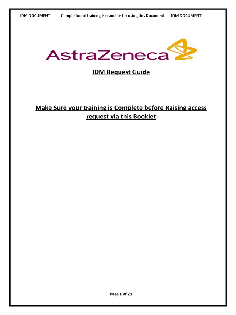 IDM - Requestor Guide | PDF | User (Computing) | System Software