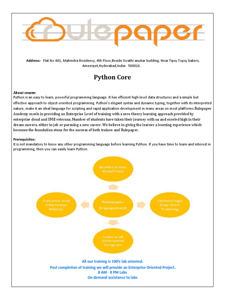 Python Course Content PDF | PDF | Method (Computer Programming ...