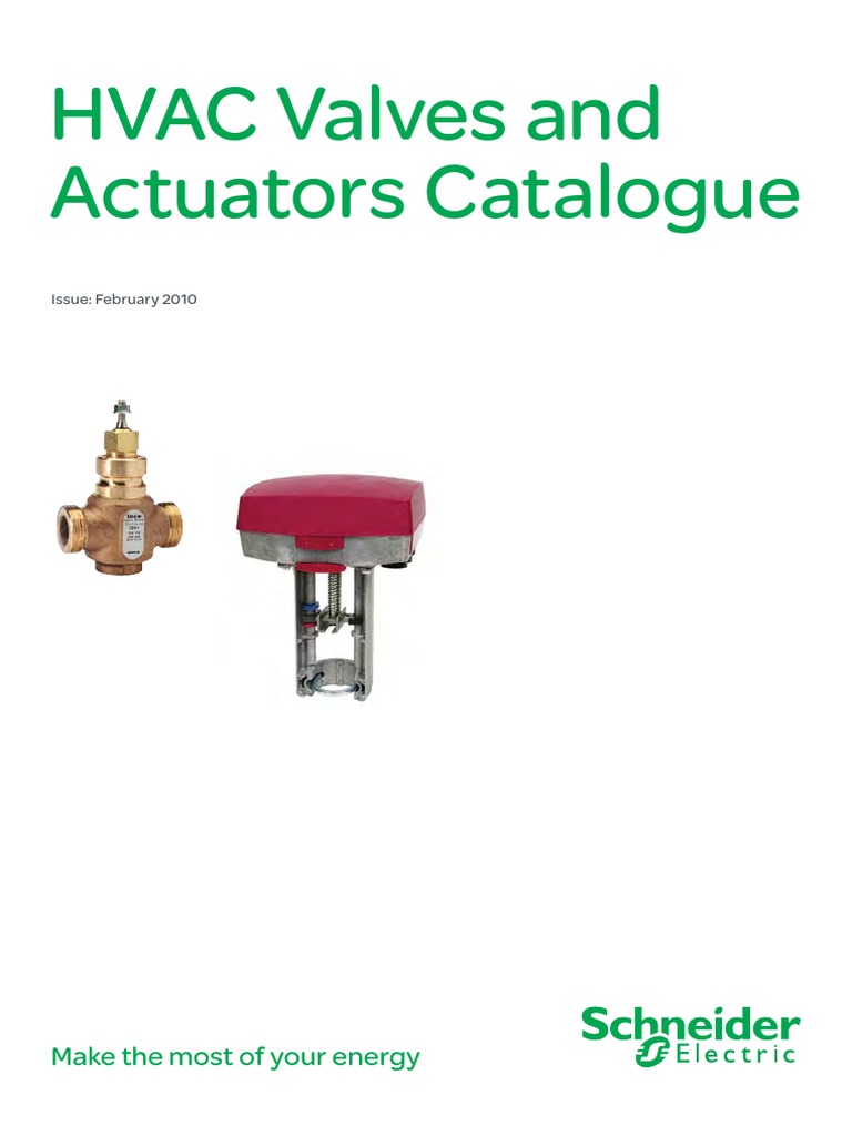 Hvac Valves and Actuators Catalogue | PDF | Valve | Hvac