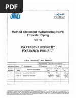 HDPE Pipeline Hydrostatic Testing Guide | PDF | Pipe (Fluid Conveyance ...