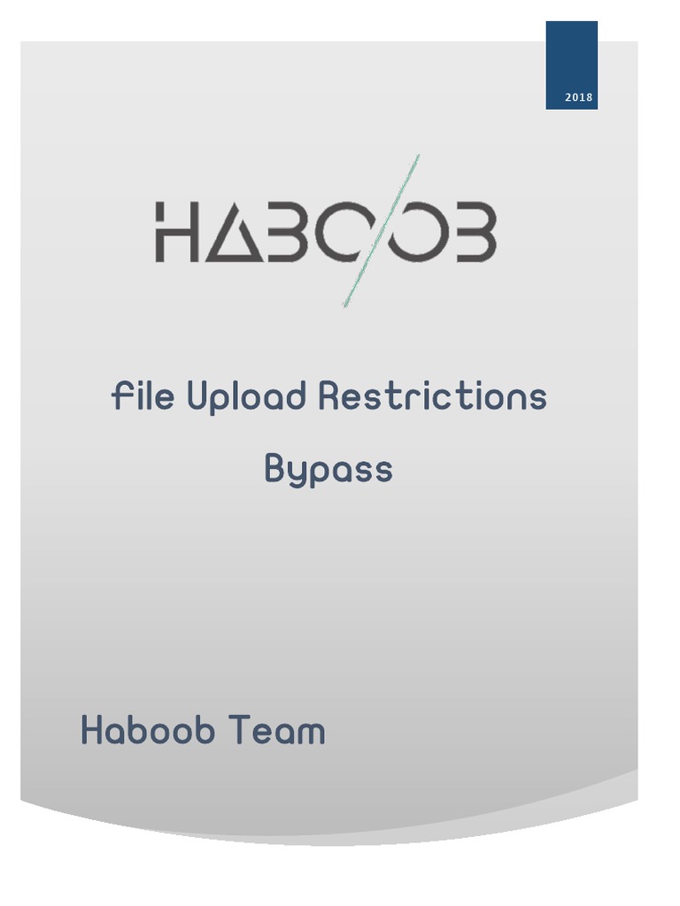File Upload Restrictions Bypass | PDF | Hypertext Transfer Protocol | Web Server