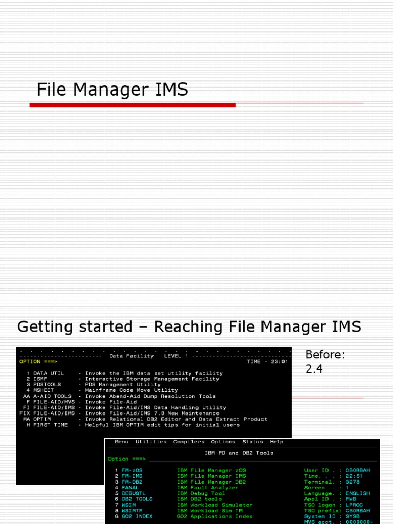 FM Ims | PDF | Data Management | Databases
