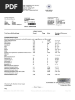 Blood Group Report Template | PDF