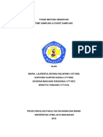 Teknik Observasi: Time dan Event Sampling | PDF