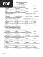 4th Quarter EXAM Cookery-9 | PDF | Custard | Pudding