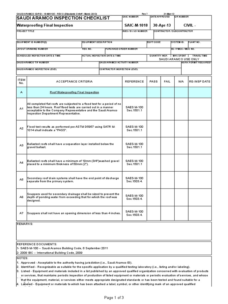 Saic-M-1018 Rev 7 (Final) | PDF | Engineering | Business