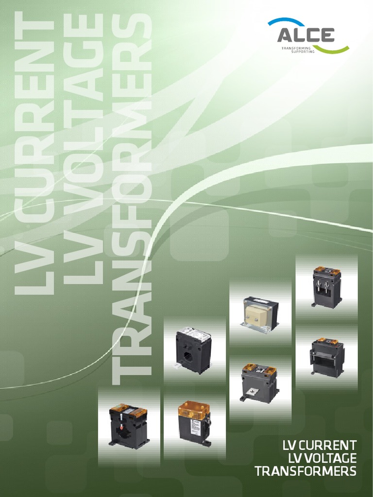 ALCE Current and Voltage Transformers Guide | PDF