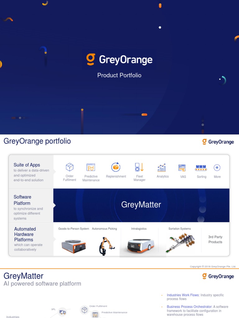 GreyOrange Product - Supply Chain Automation Company | PDF ...