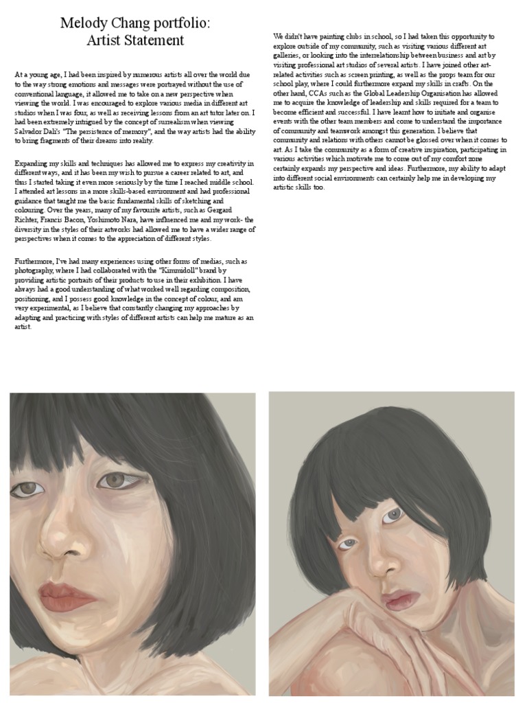 Melody Chang 2019 Portfolio BR | PDF | Paintings | Acrylic Paint