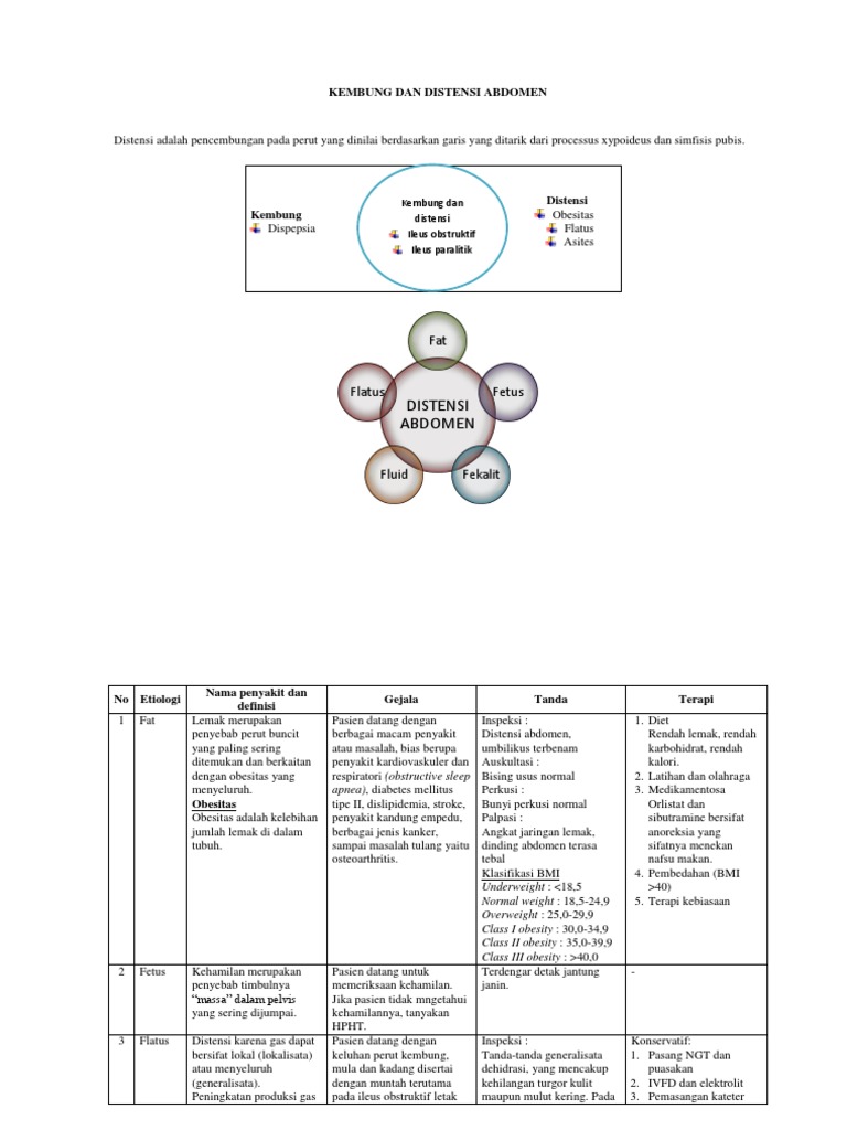 Kembung Dan Distensi Abdomen | PDF | Kesehatan Holistik