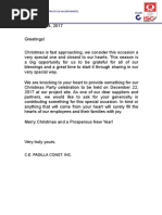 Caroling Letter | PDF | Christmas And Holiday Season | Christmas