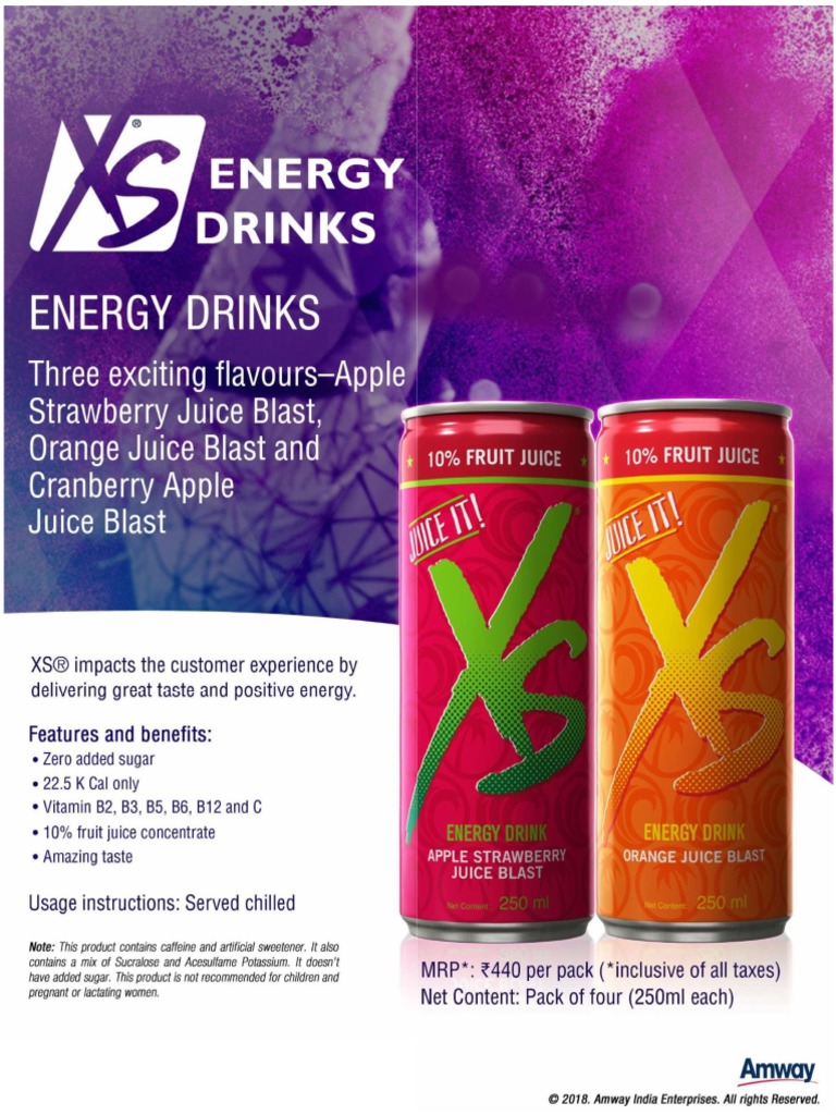 XS Energy Drinks Img | PDF