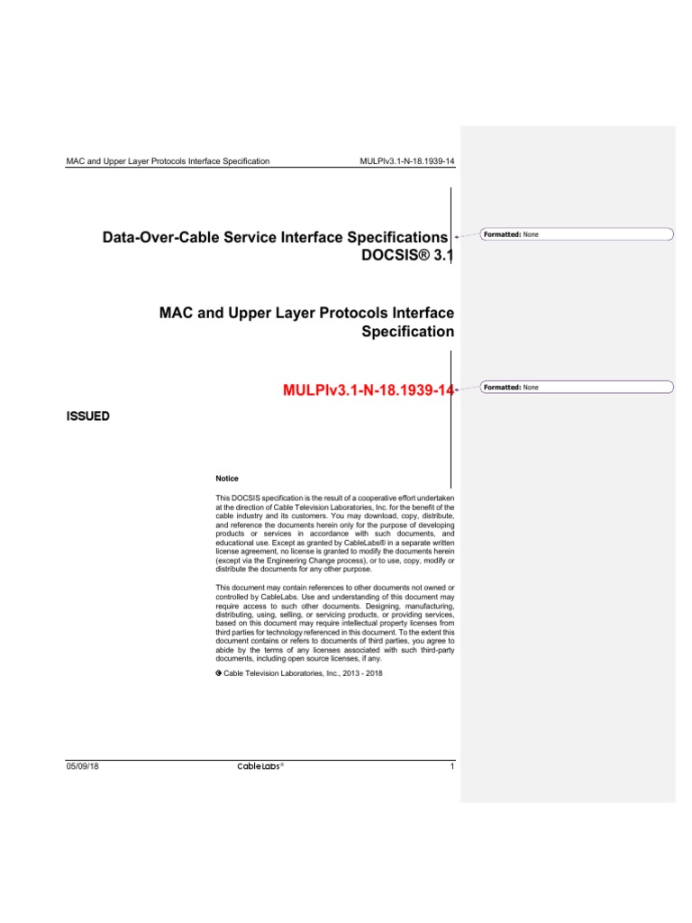 Low Latency DOCSIS Draft | PDF | Quality Of Service | Network Packet