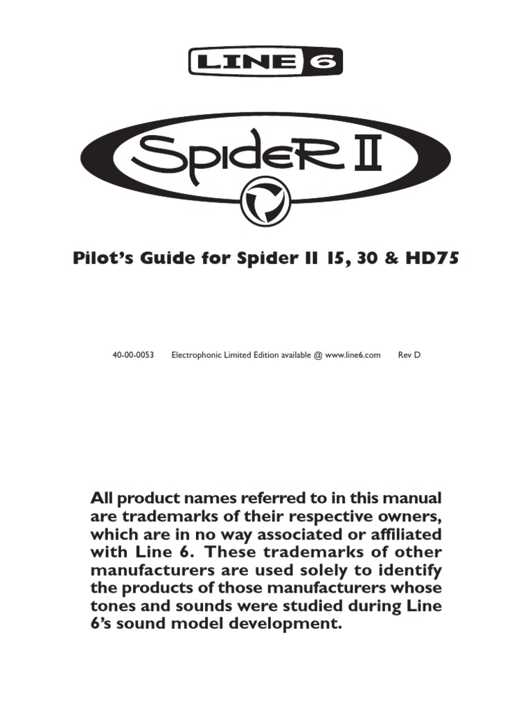 Spider II HD75 User Manual - English | PDF | Electromagnetism | Audio ...