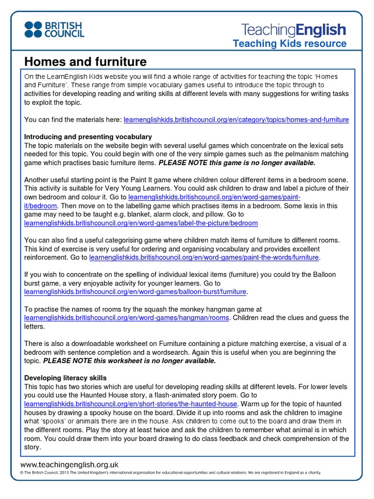 Types of Houses for Kids Activities | PDF | Vocabulary | Reading ...